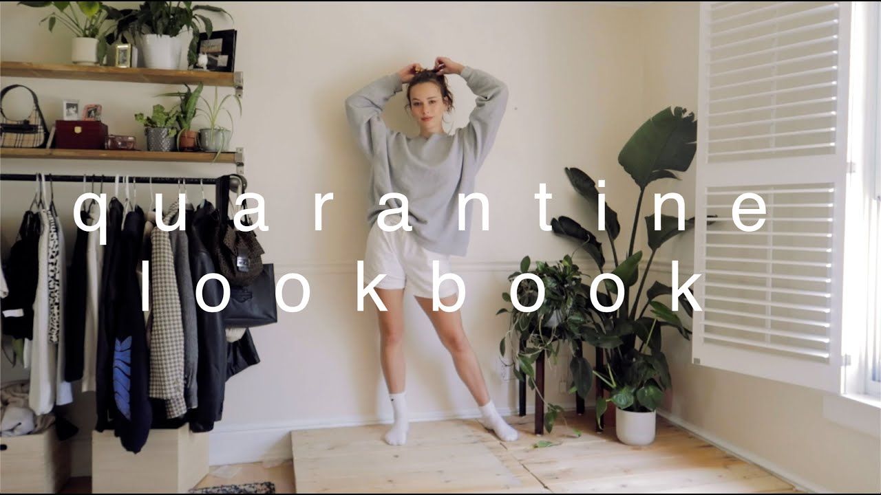 quarantine outfit inspo | comfy lookbook - YouTube
