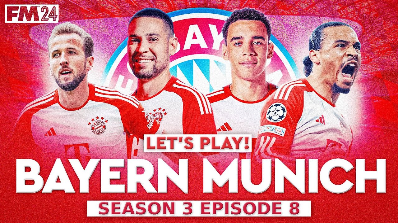 FM24 Lets Play - Bayern Munich - S3 #8 - Red Card Madness - Football ...