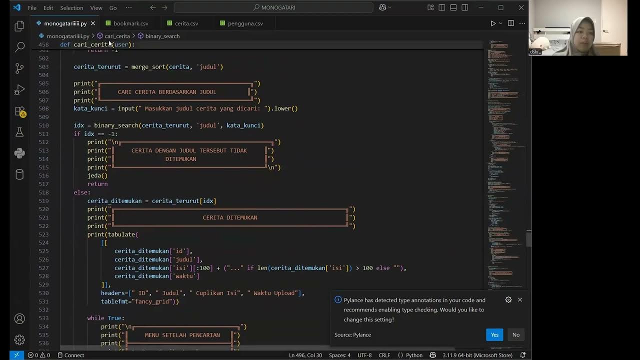 Video Penjelasan Projek Akhir Algoritma dan Pemrograman 2 - YouTube