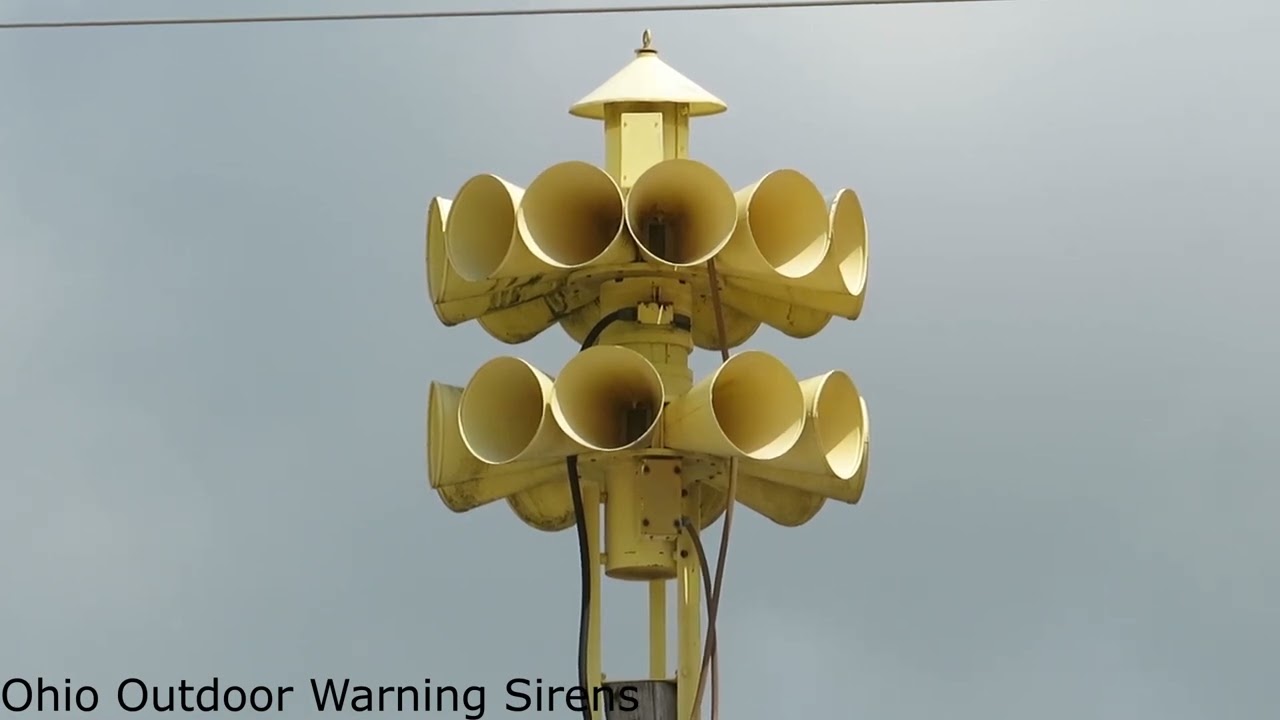 Federal Signal 3T22 Siren Test - Full Attack - Clyde, OH - YouTube