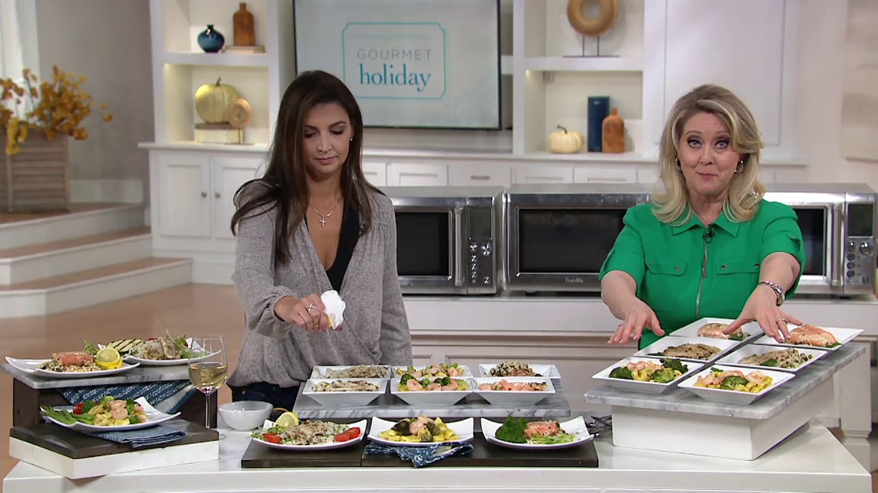 Egg Harbor (6) 10-oz. Microwavable Seafood Meals on QVC - YouTube