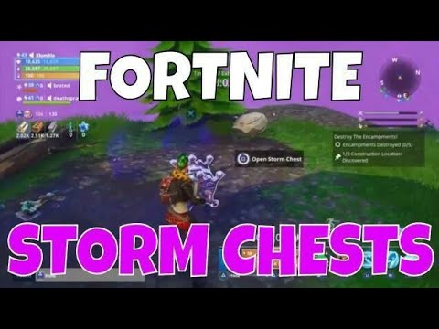 Fortnite Save The World Storm Chest Farming - YouTube