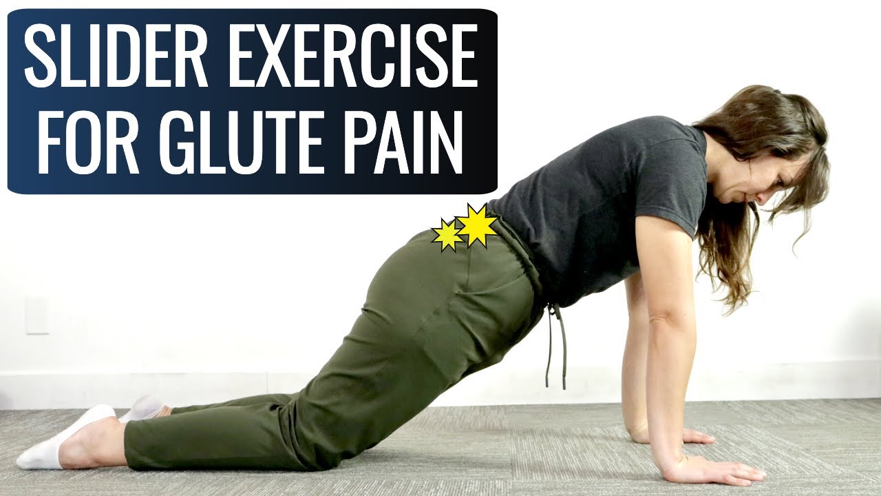 Slider Exercise for Deep Glute Pain - YouTube