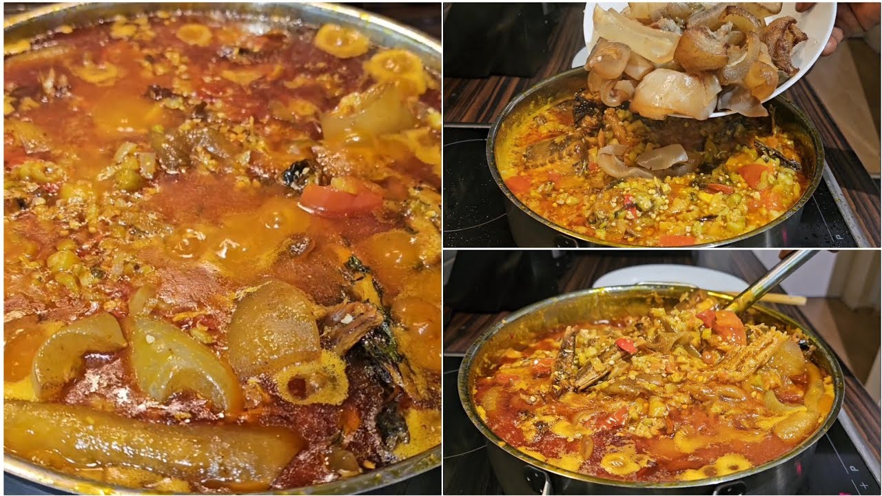 How To Make Easy Authentic Ghanaian Okro Stew With Banku | Ghana Okro ...