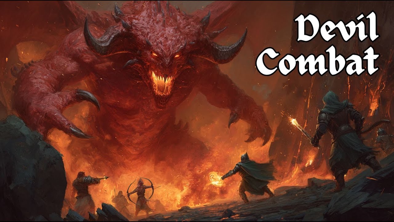 Devil Combat Music | Infernal Fantasy Battle Soundtrack for D&D & RPGs ...