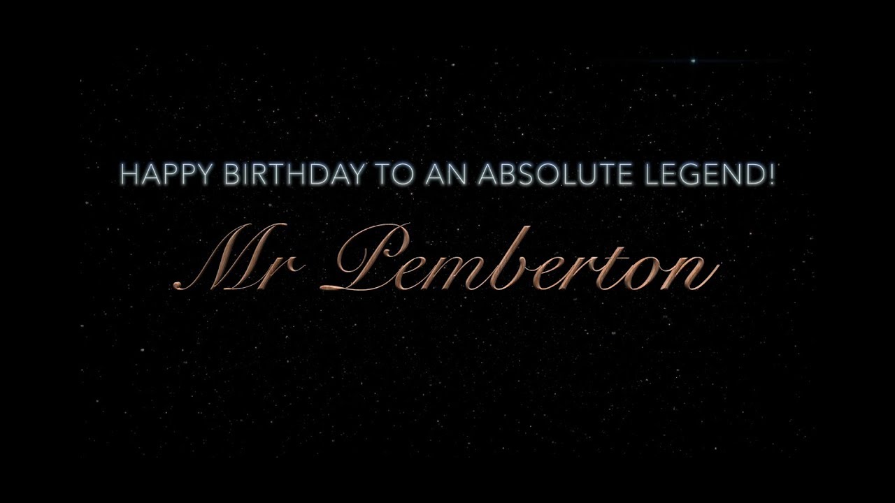 Mr Pemberton - YouTube
