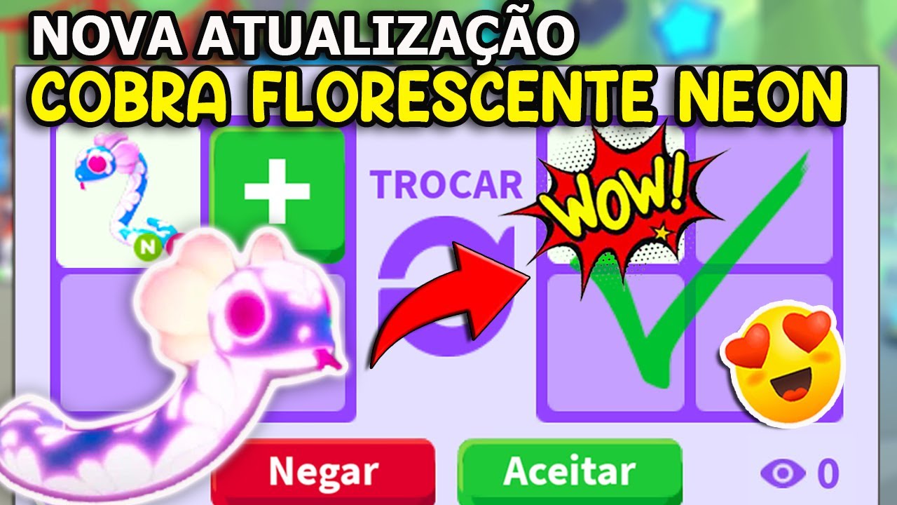 TROCANDO COBRA FLORESCENTE NEON (Neon Blossom Snake) ANO NOVO LUNAR ...
