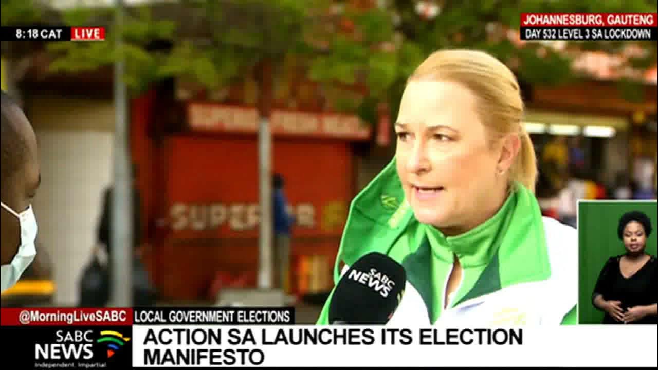 2021 LGE | Action SA launches its election manifesto - YouTube