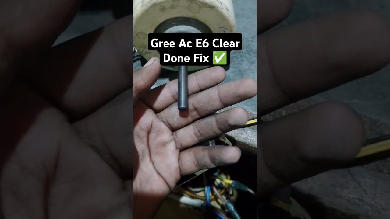 Gree 1 5 Ton Ac Inverter E6 Error Code Clear Done Fix ac overheated Gree 1 5 Ton Ac Inverter E6 Error Code Clear Done Fix ac overheated