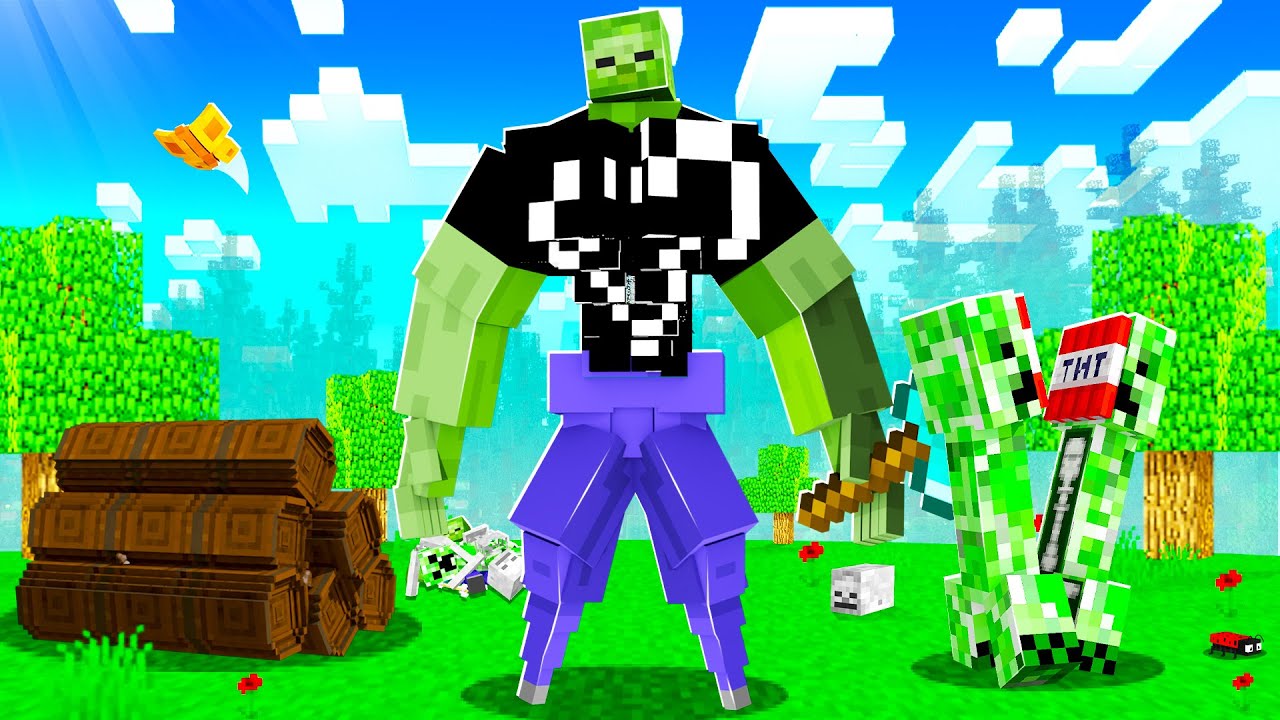 Becoming The STRONGEST PLAYER in Minecraft! - YouTube