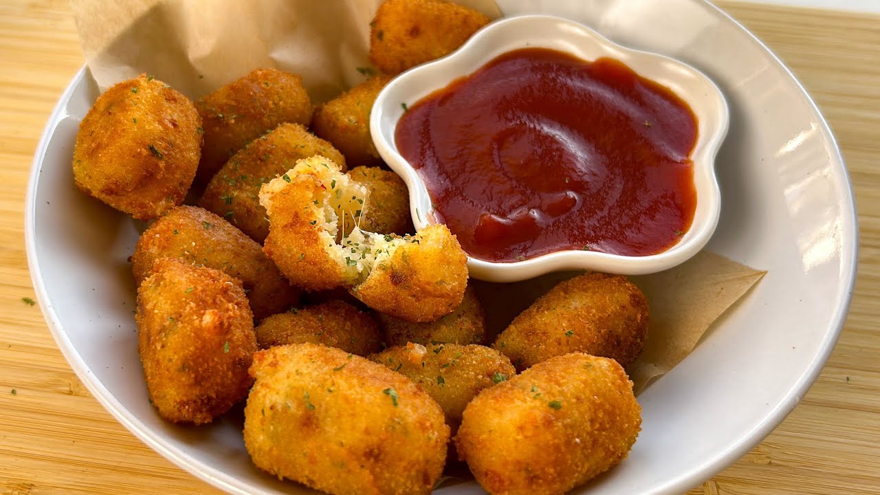 Homemade McCain Potato Cheese Shots! Easy & Crispy! - YouTube