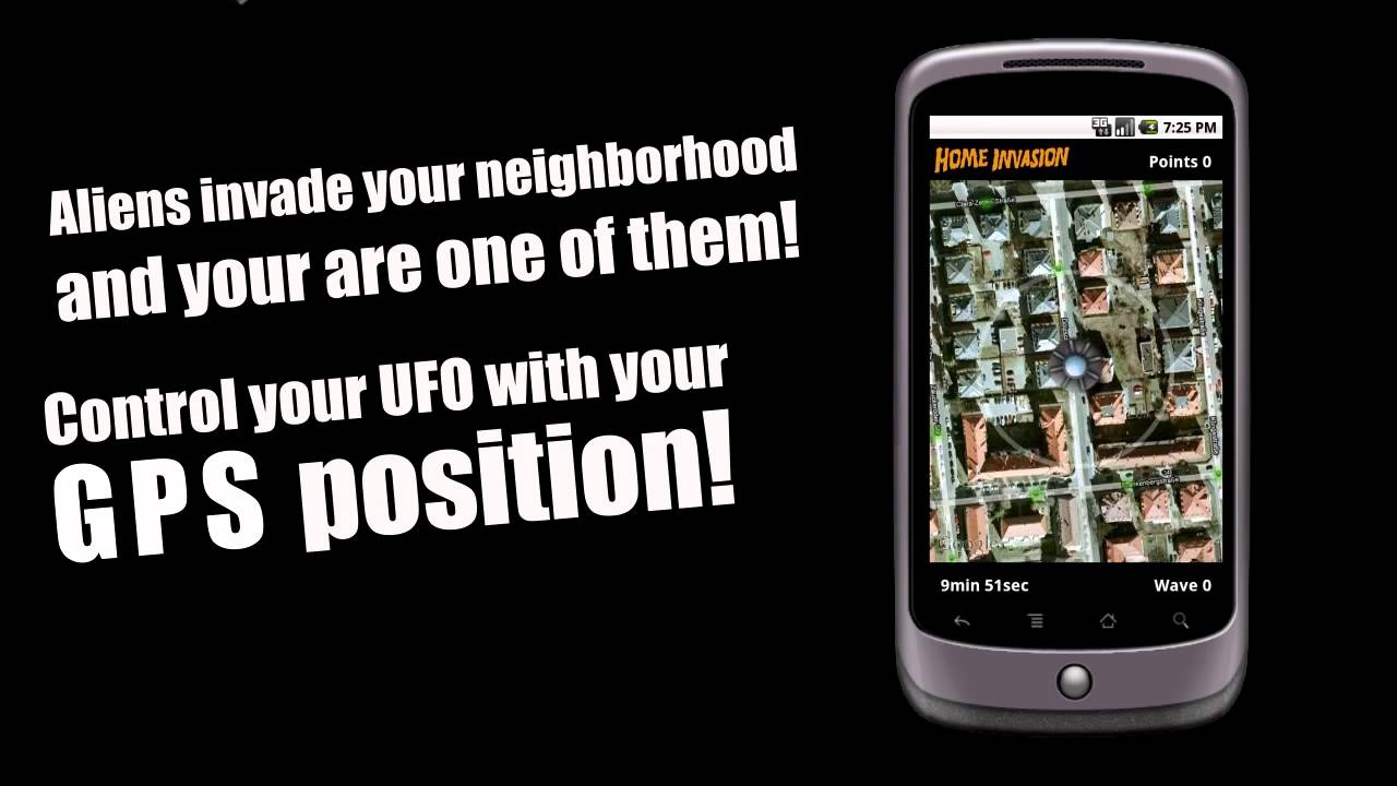 Home Invasion -- location based android game - YouTube