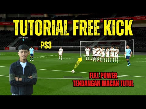 TUTORIAL TENDANGAN BEBAS AUTO GOAL || TRICK  FREE KICK PS3 UNTUK PEMULA