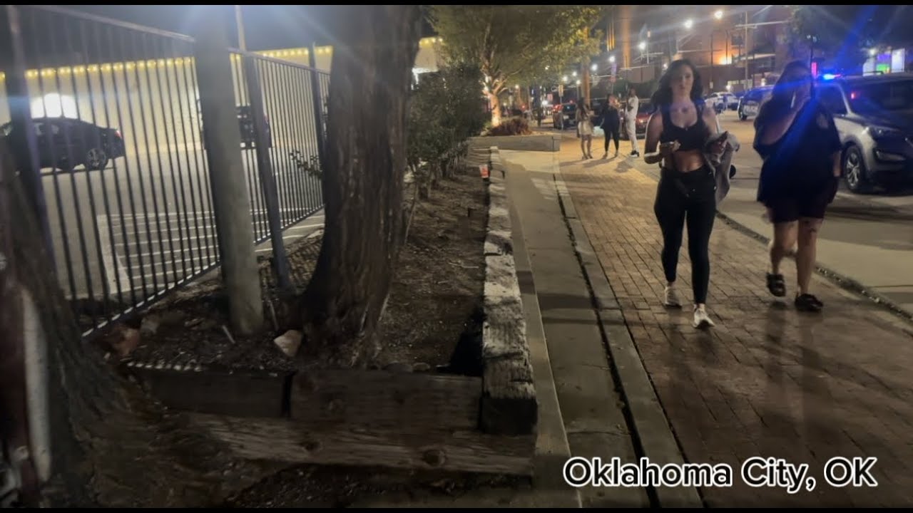 Downtown Oklahoma City, OK Nightlife 2025 - YouTube