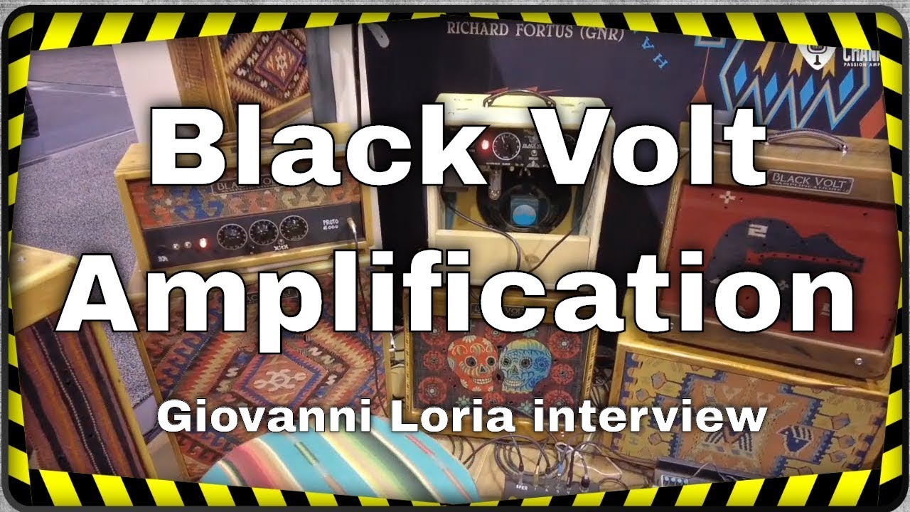 Black Volt Amplification, Giovanni Loria interview at NAMM 2022 - YouTube