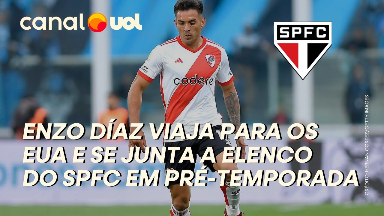 SÃO PAULO: ENZO DÍAZ VIAJA PARA OS EUA E JÁ DEVE TREINAR COM O GRUPO NO ...