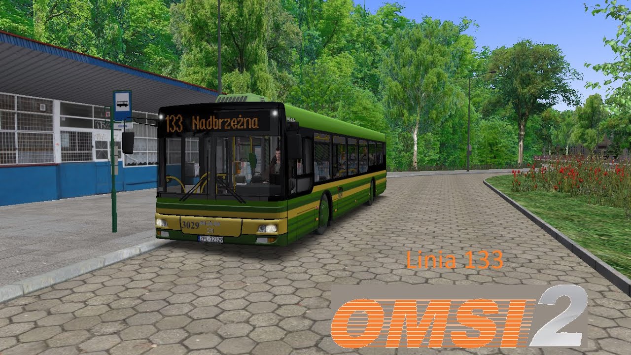OMSI 2 - Fikcyjny Szczecin by ReMi Mod - Linia 133 - MAN NL283 - YouTube