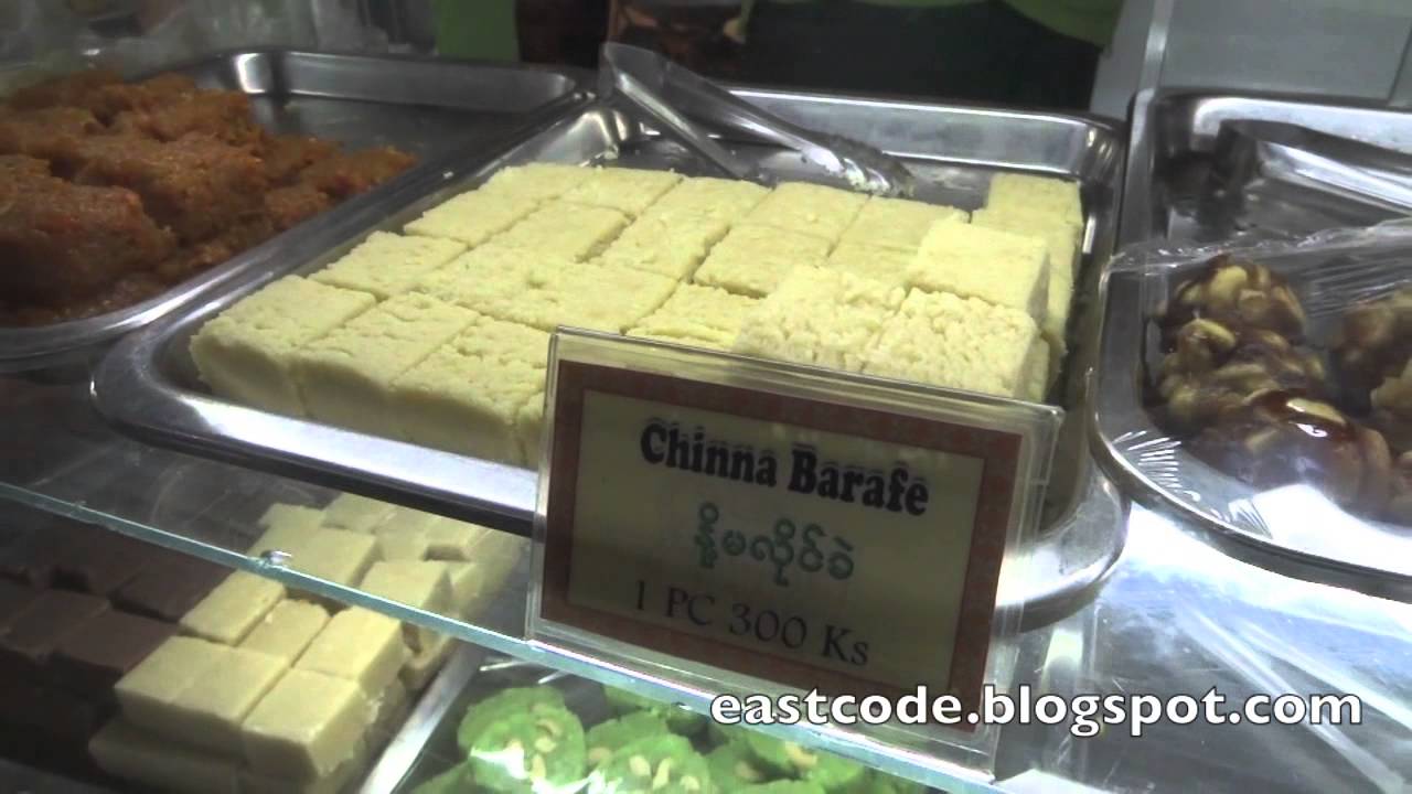really sweet dessert Yangon Myanmar - YouTube