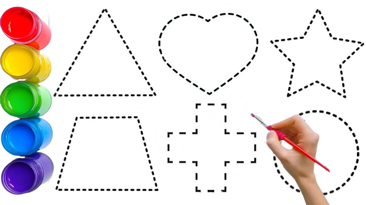 Learn Alphabets shapes and numbers counting 123.Shapes for kids and ...