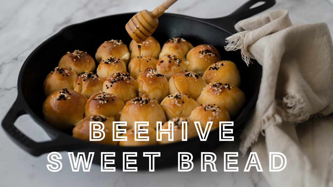 Beehive Sweet Bread | Honeycomb Bread Recipe | Khaliat Nahal | خلية ...