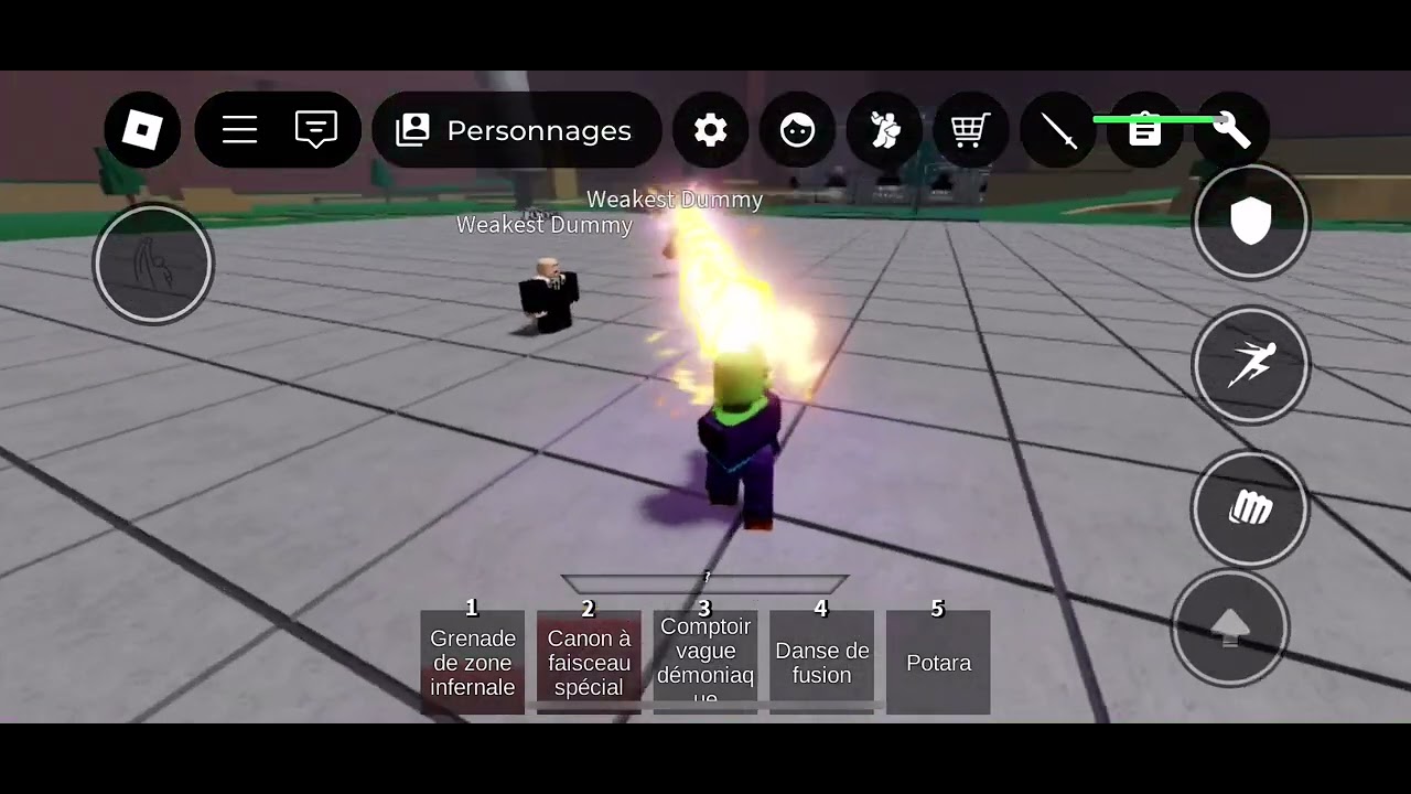 Showcase piccolo in z battleground (Roblox) - YouTube