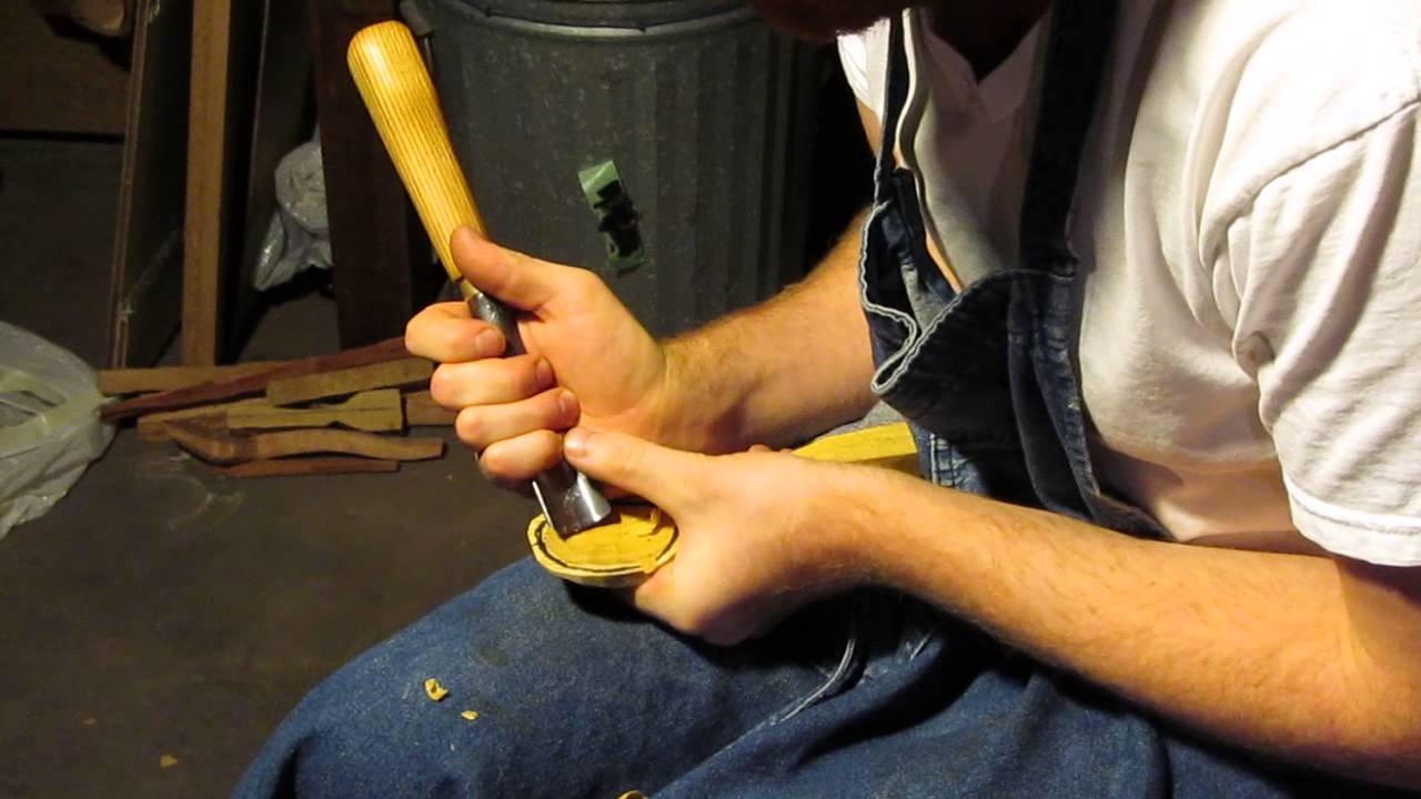 Hollowing a Spoon Bowl with an Gouge Part 2 - YouTube