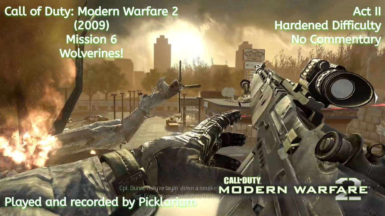Call of Duty: Modern Warfare 2 (2009) - Mission 6: Wolverines ...