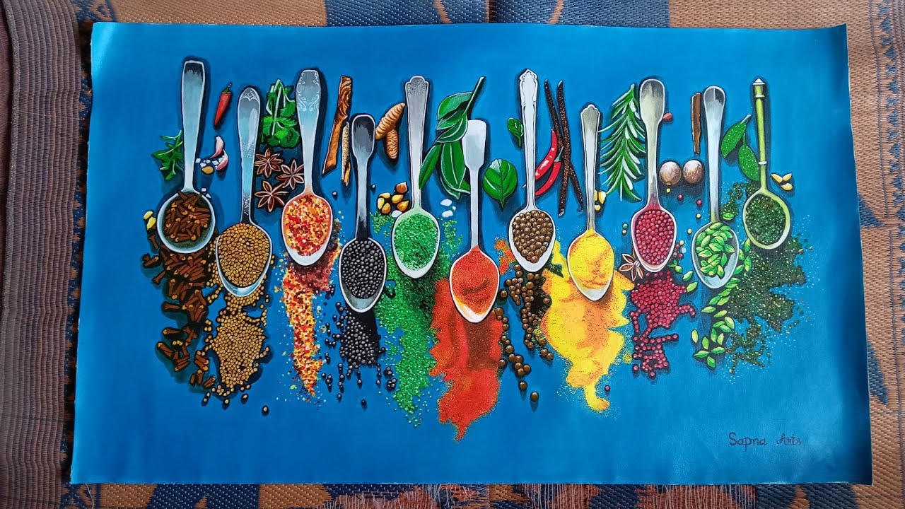 Masala Veracity painting ideas 💡/Canvas painting #art #drawing #2023 ...