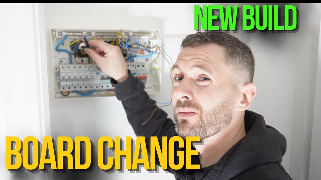 REPLACING A NEW BUILD CONSUMER UNIT - YouTube