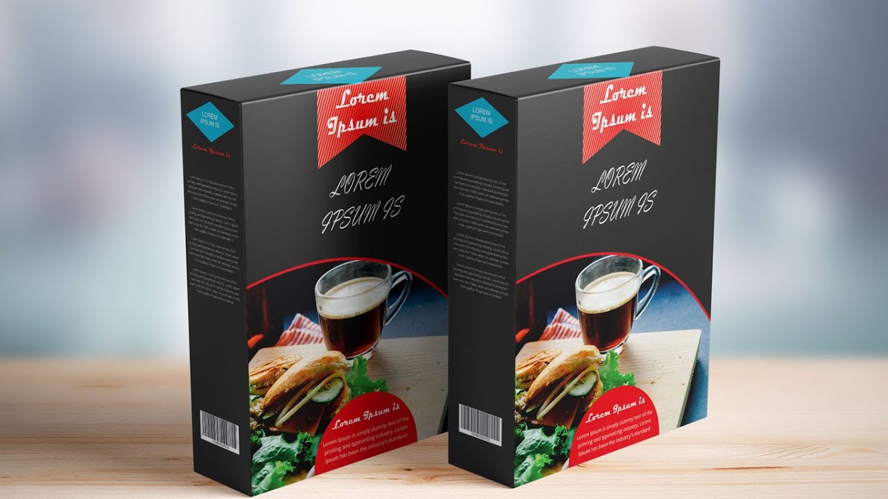 How to Design a food package in corel draw - YouTube