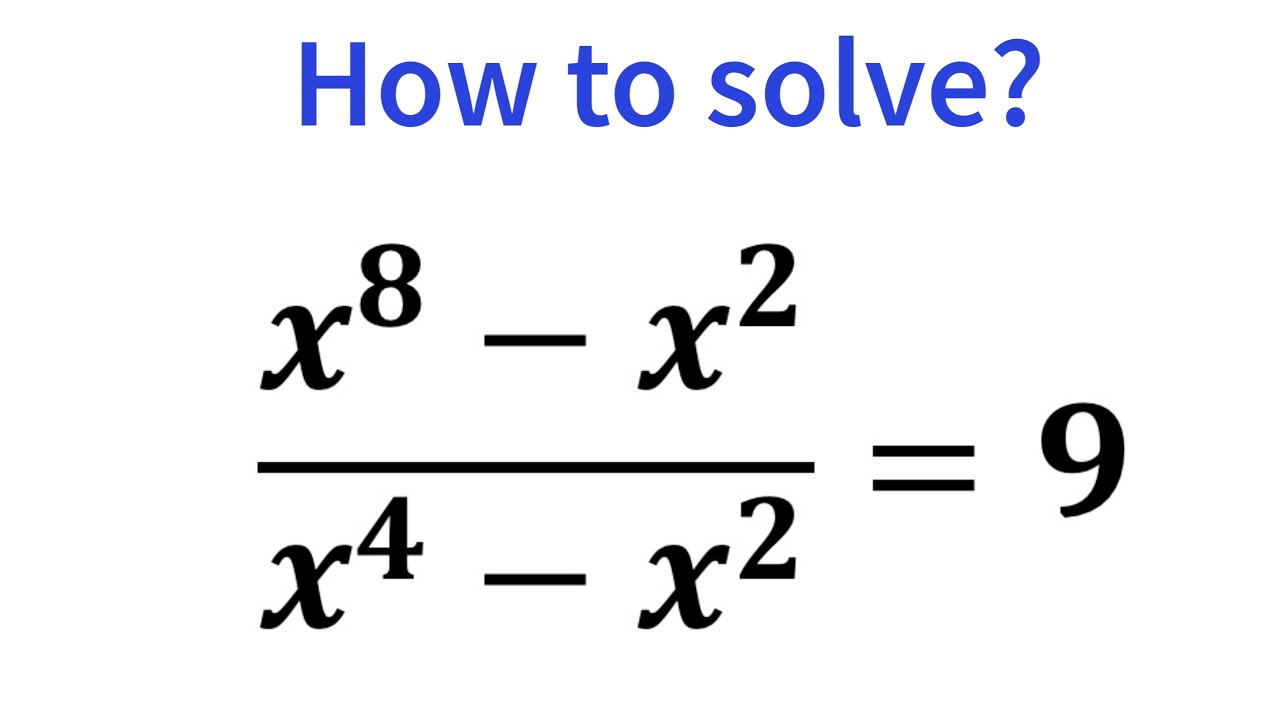 How To Solve This Challenging Math Olympiad Question? Solve For X ...