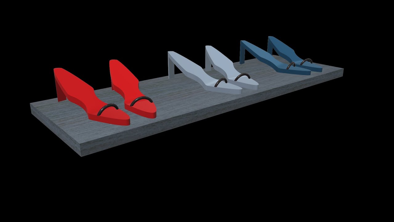 123D Design: High Heel Shoe 앞부분 - YouTube