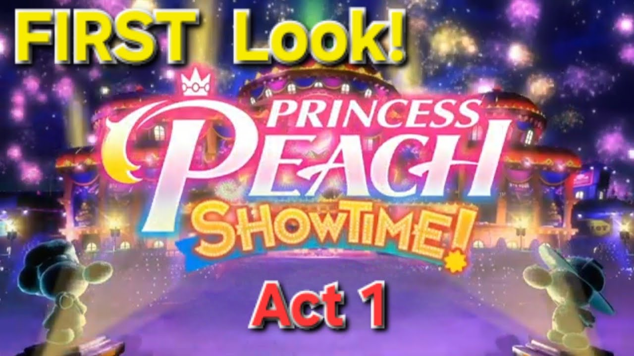 FIRST Look at Princess Peach Showtime - YouTube