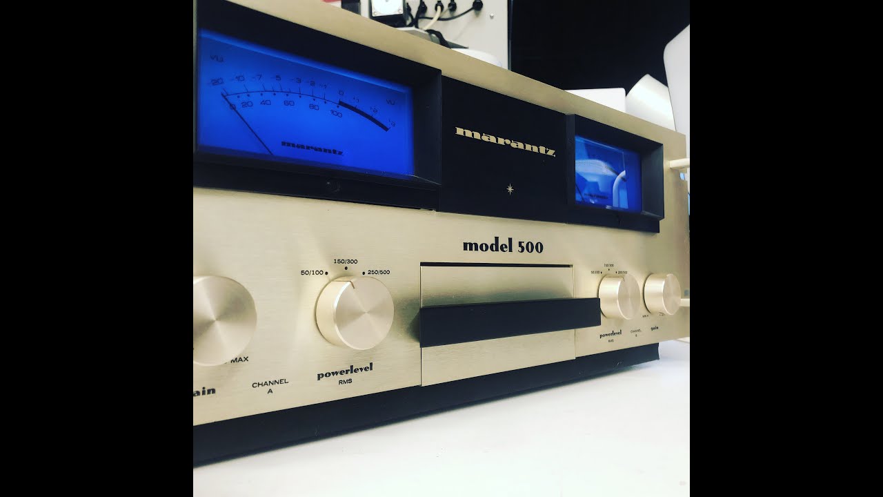 Unboxing a Vintage Marantz 500 Amplifier, New Old Stock NOS? - YouTube