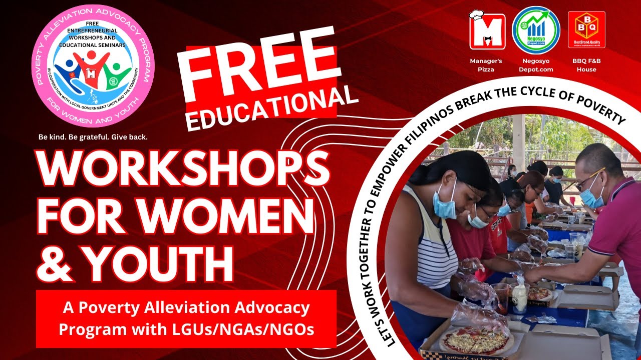 FREE Educational Workshops and Seminars for Women & Youth - A Poverty ...