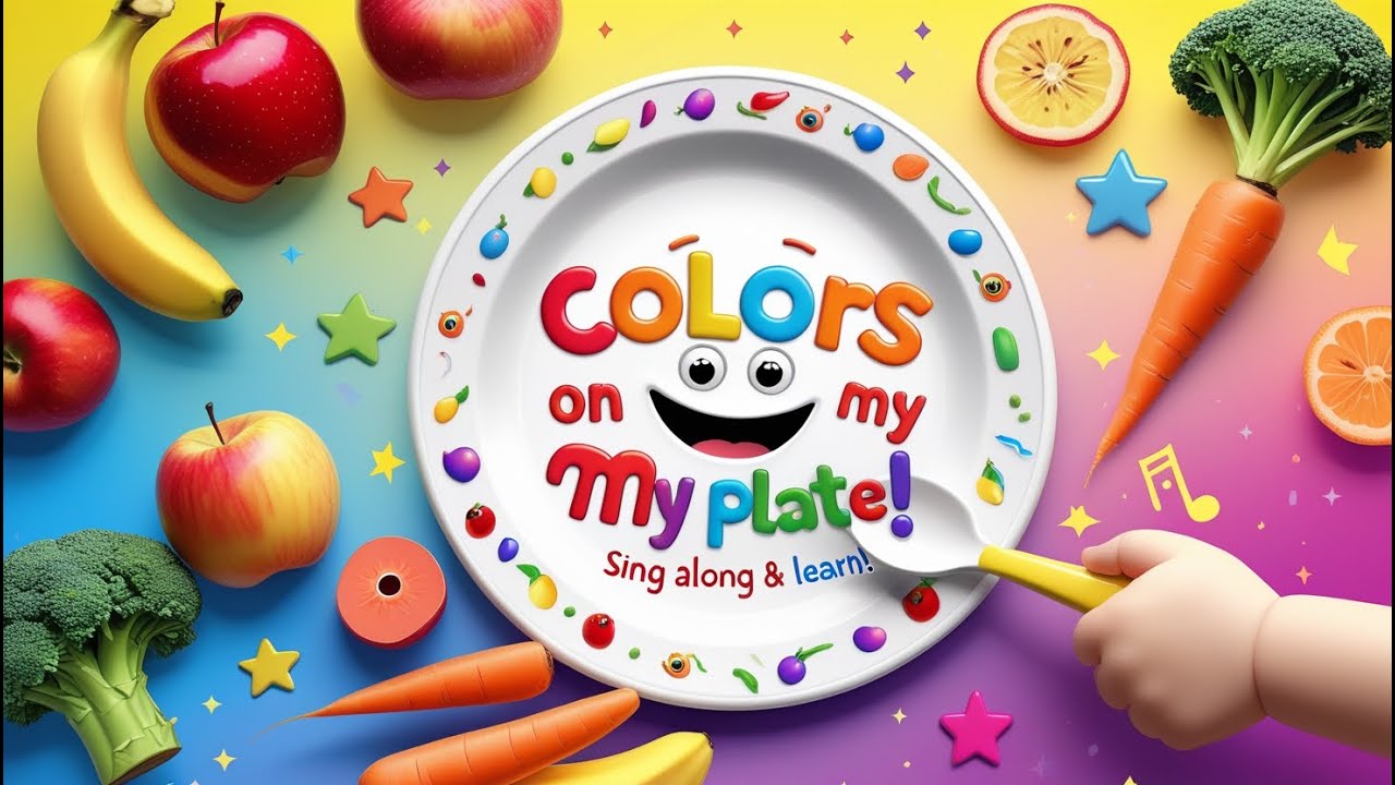 Colors on My Plate: A Fun Kids' Song About Healthy Eating! - YouTube