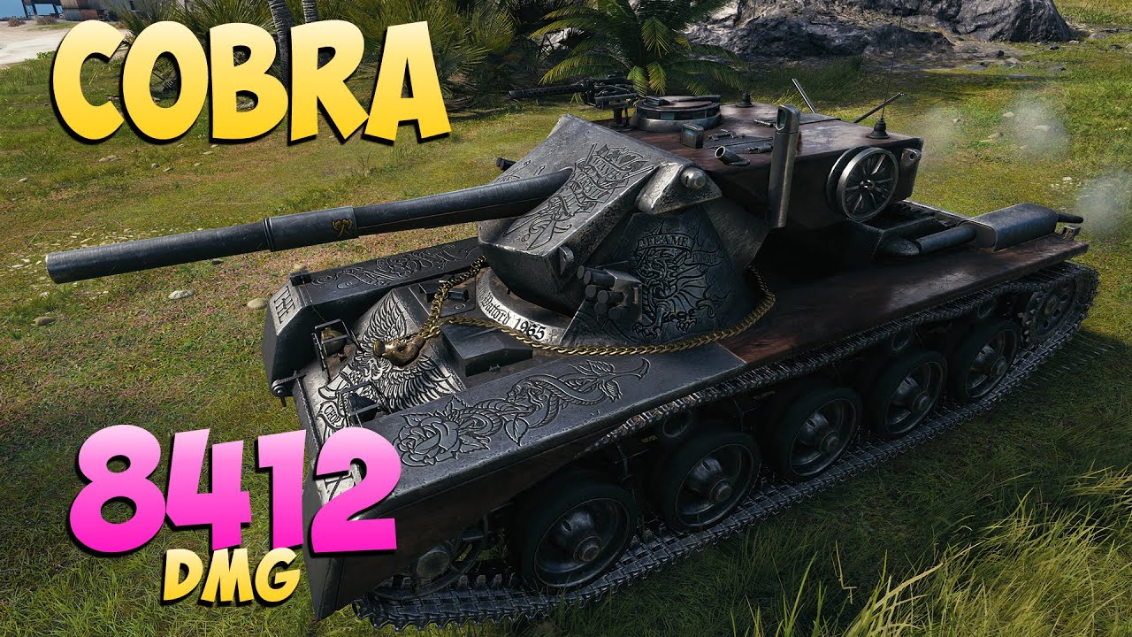 Cobra - 7 Kills 8.4K DMG - Charming! - World Of Tanks - YouTube