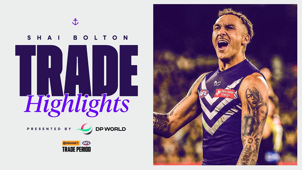 Shai Bolton is officially a Freo Docker! | AFL Trade Highlights - YouTube