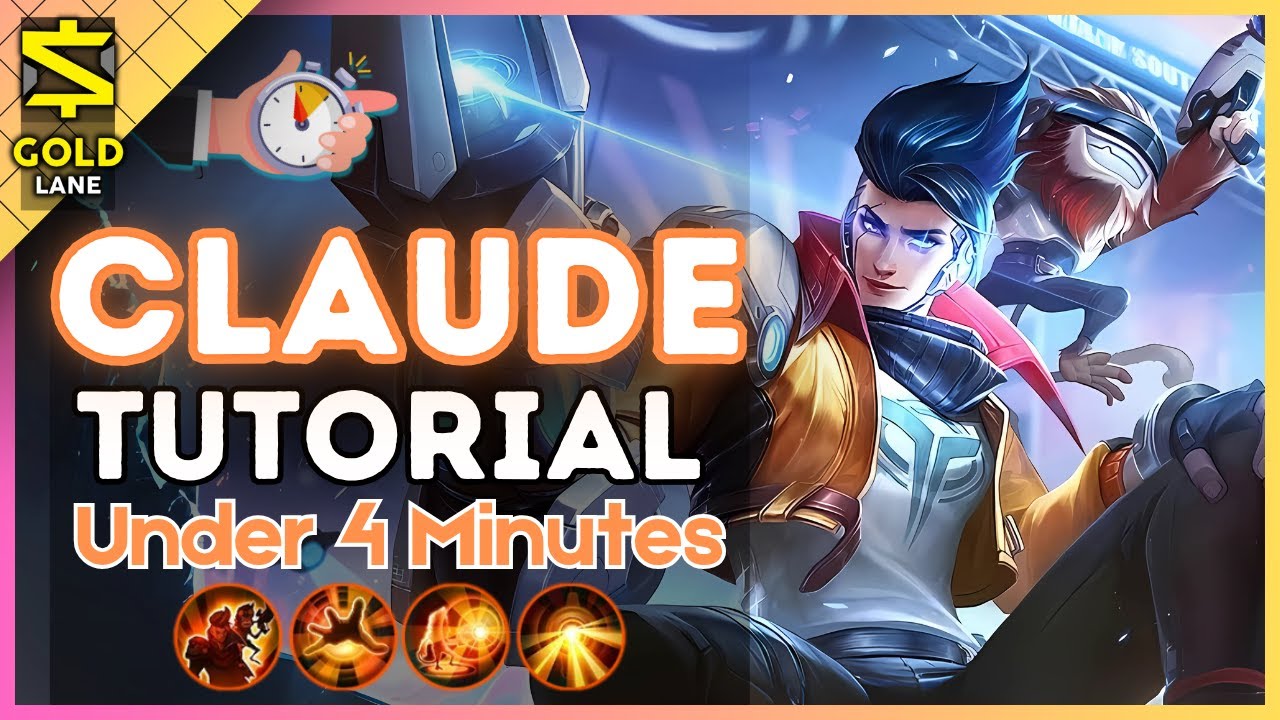 4-Minute Claude Tutorial in the Gold Lane || (MLBB S37) 2025 - YouTube