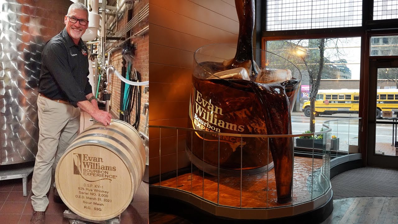 Evan Williams Bourbon Experience Fills its 2,000 Barrel of Whiskey ...