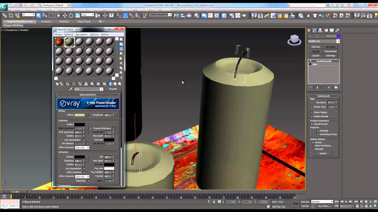 3ds Max İnterior Scene Texturing Tutorial (vray) 10 of 10 - YouTube