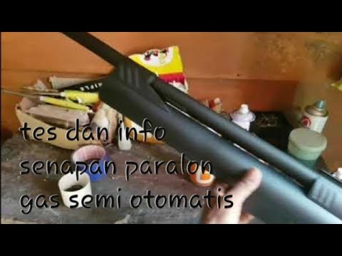 test & review mainan senapan pvc paralon gas bensol pangkalanbun - YouTube