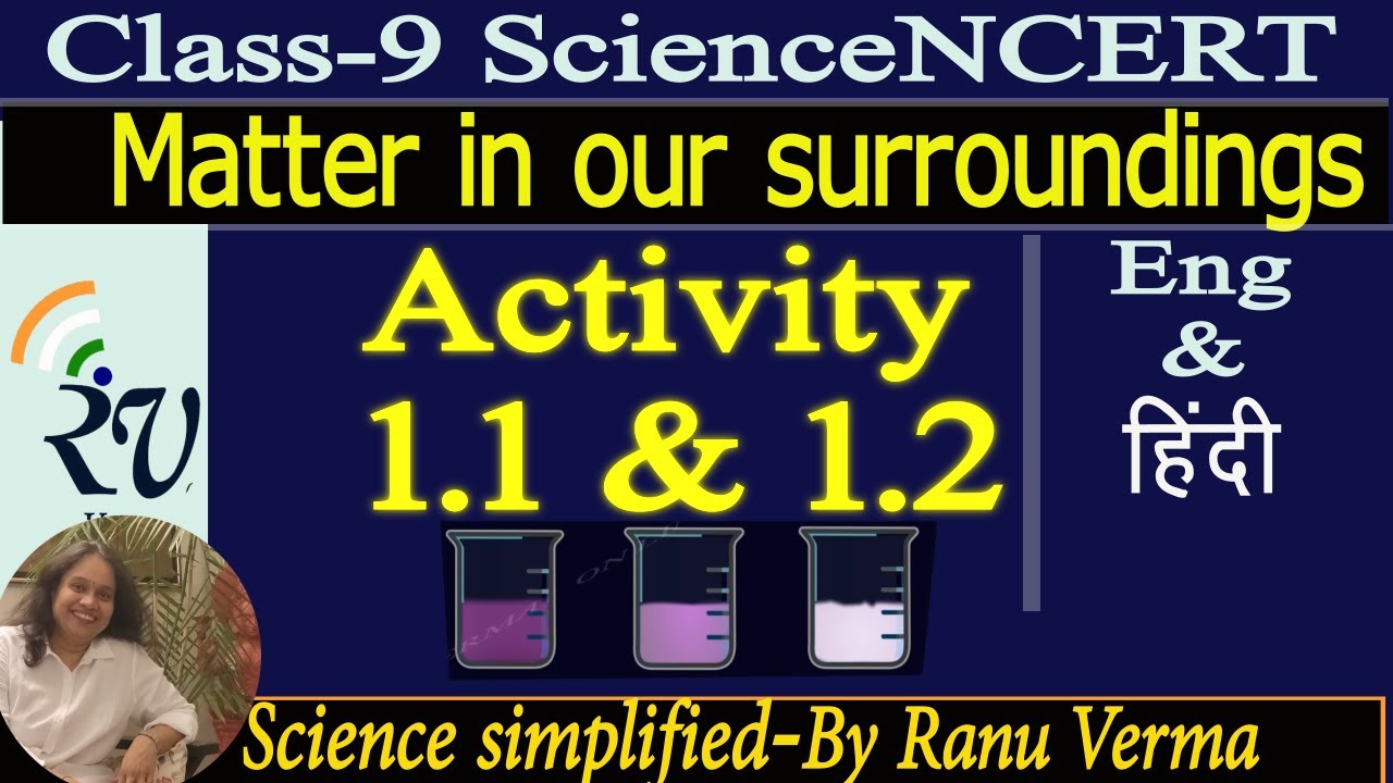 Activity 1.1 and 1.2 | CBSE Class 9 Science Chapter 1 | NCERT solutions ...