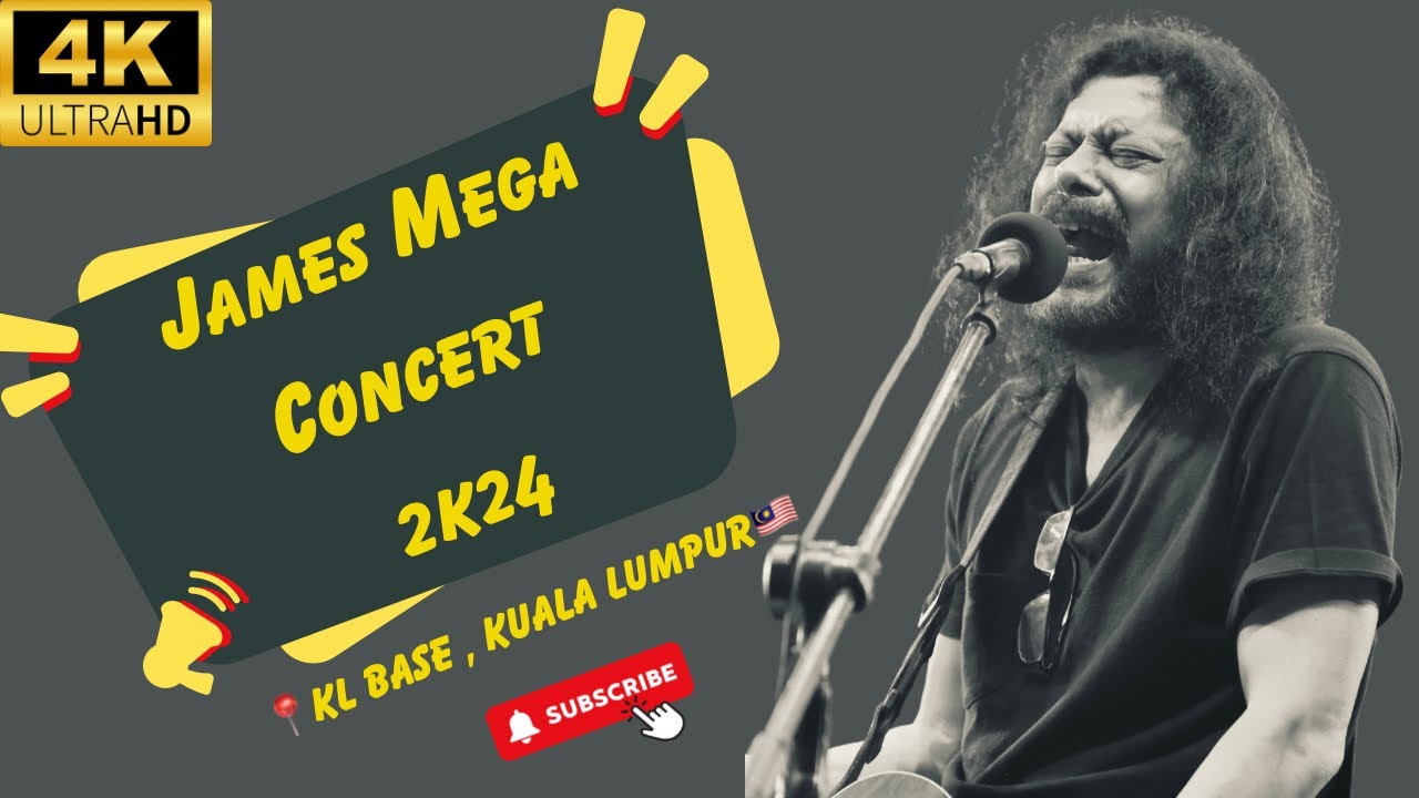 🔴Live || James Mega Concert 🙀|| Malaysia 🇲🇾 2024 😍 #dailykl #james # ...