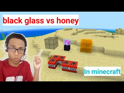 Aku membuat experimen kaca hitam vs madu di minecraft ️ - YouTube
