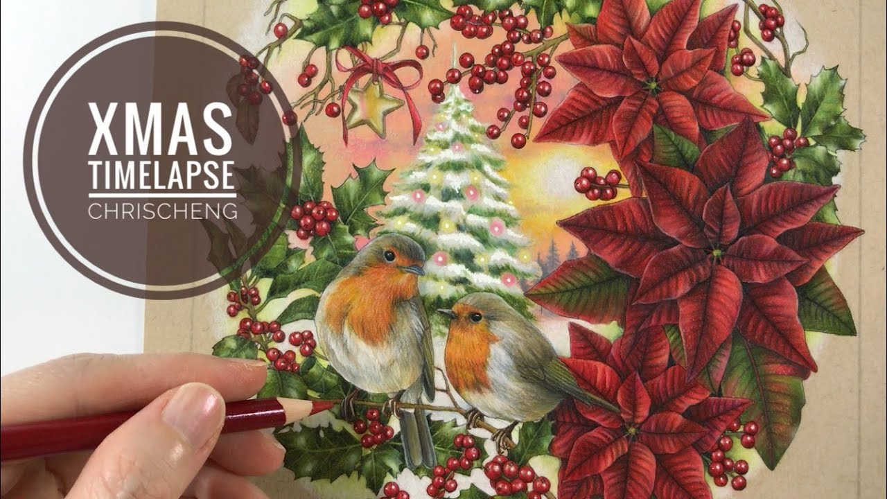 Timelapse: XMAS COLORING // Chris Cheng - YouTube