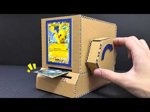 DIY Card Vending Machine – Easy Cardboard Craft