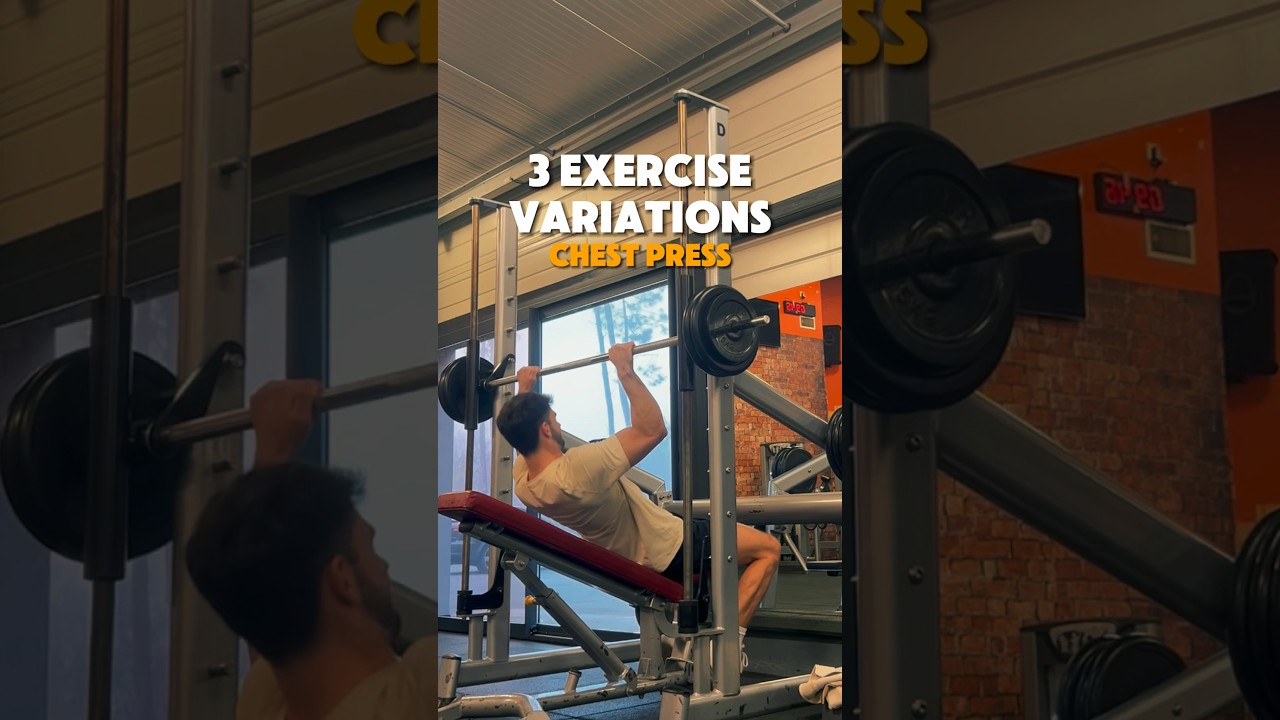 Try these 3 chest press variations! - YouTube