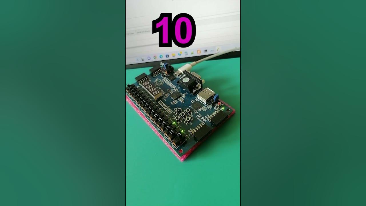 VHDL code of 4 bit DOWN counter | FPGA #shortsvideo #youtubeshorts #maker #fpga #vhdl #shorts ...