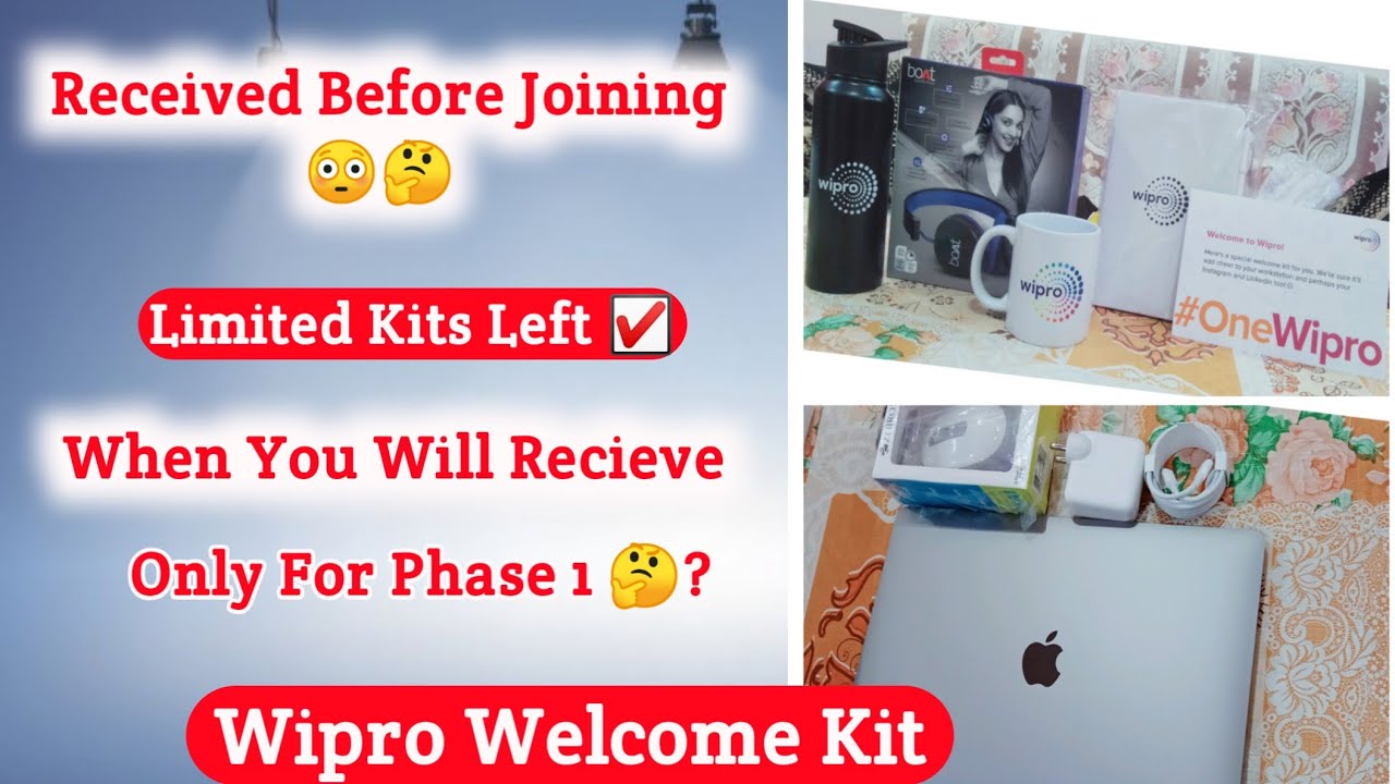 Wipro Welcome Kit for Freshers| Its Only For Phase 1? | When You Will ...